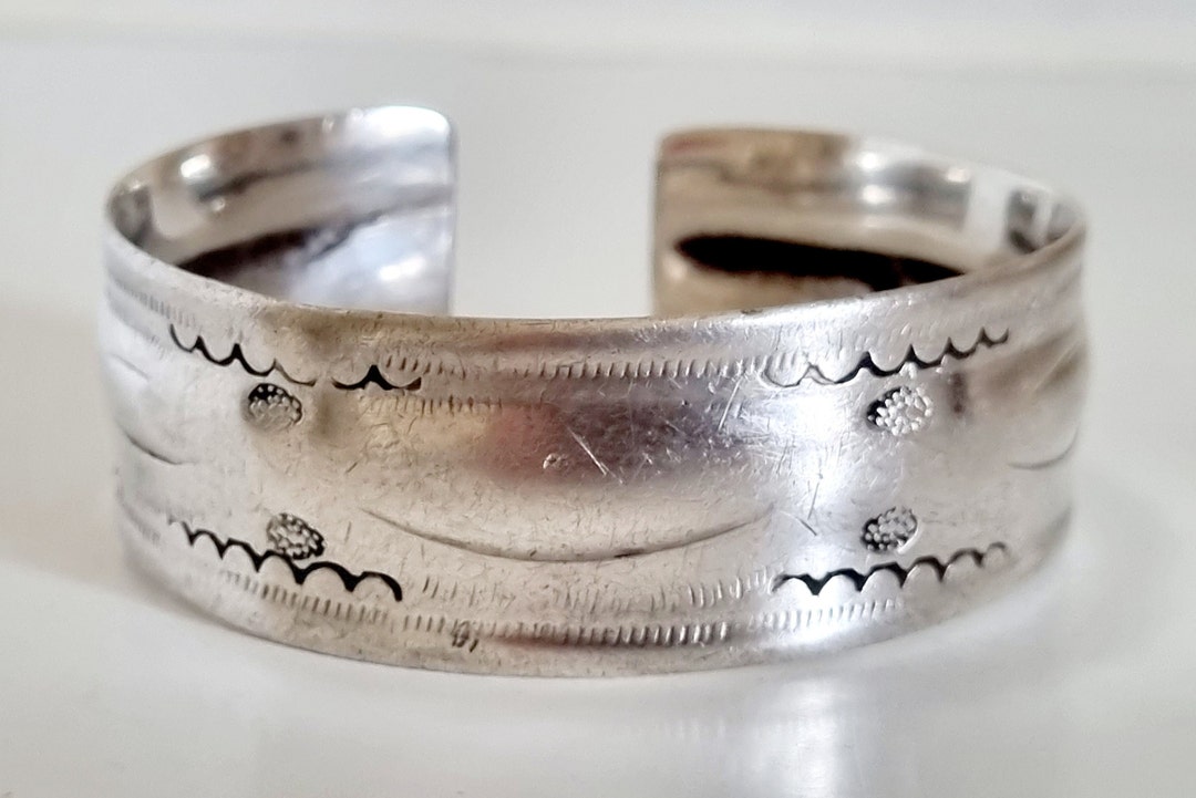 Libya - Antique Libyan Berber High Grade Silver Cuff, Libyan Silver ...