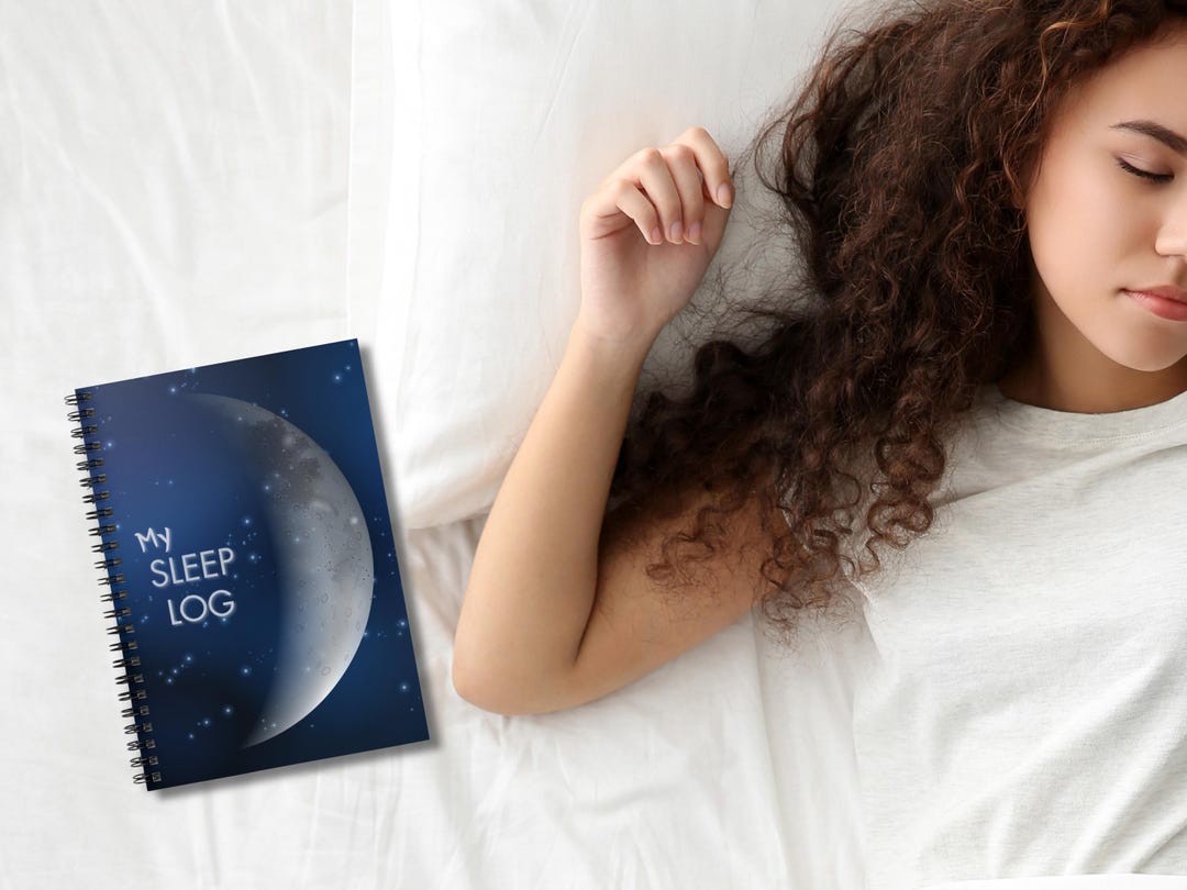 Night Time Sleep Log Journal | Bedside Wellness Diary | Bedtime Tracker ...
