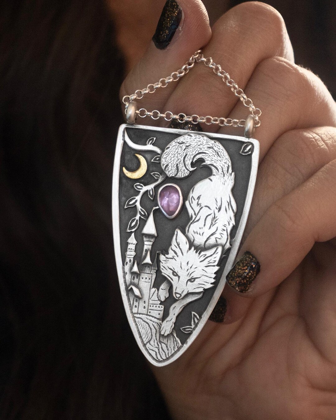 Buy The Prince That Was Turned Into a Fox Sterling Silver and Brass ...