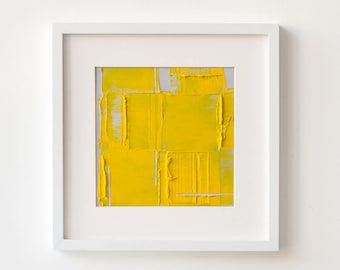 Yellow painting | Etsy