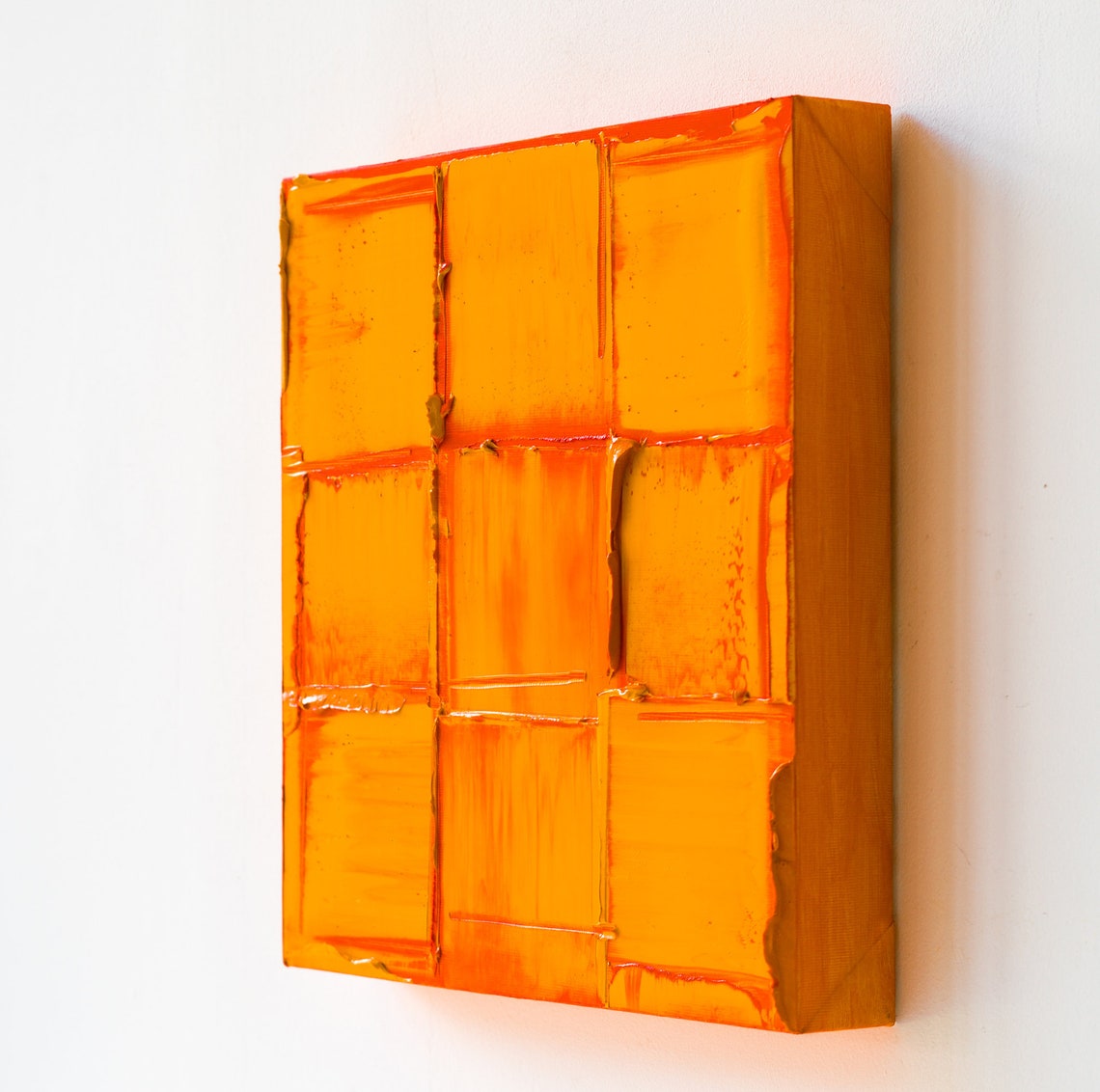 Box Painting Contemporary Original Artwork Modern Abstract | Etsy