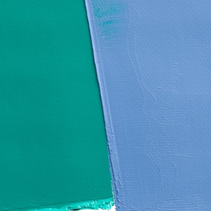 Minimalist Cold Colors Painting, Original Framed Artwork for Wall ...