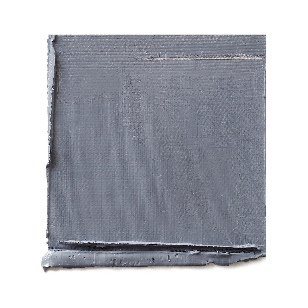 Small Minimalistpainting, Gray Monochrome, Small Art Large Frame ...