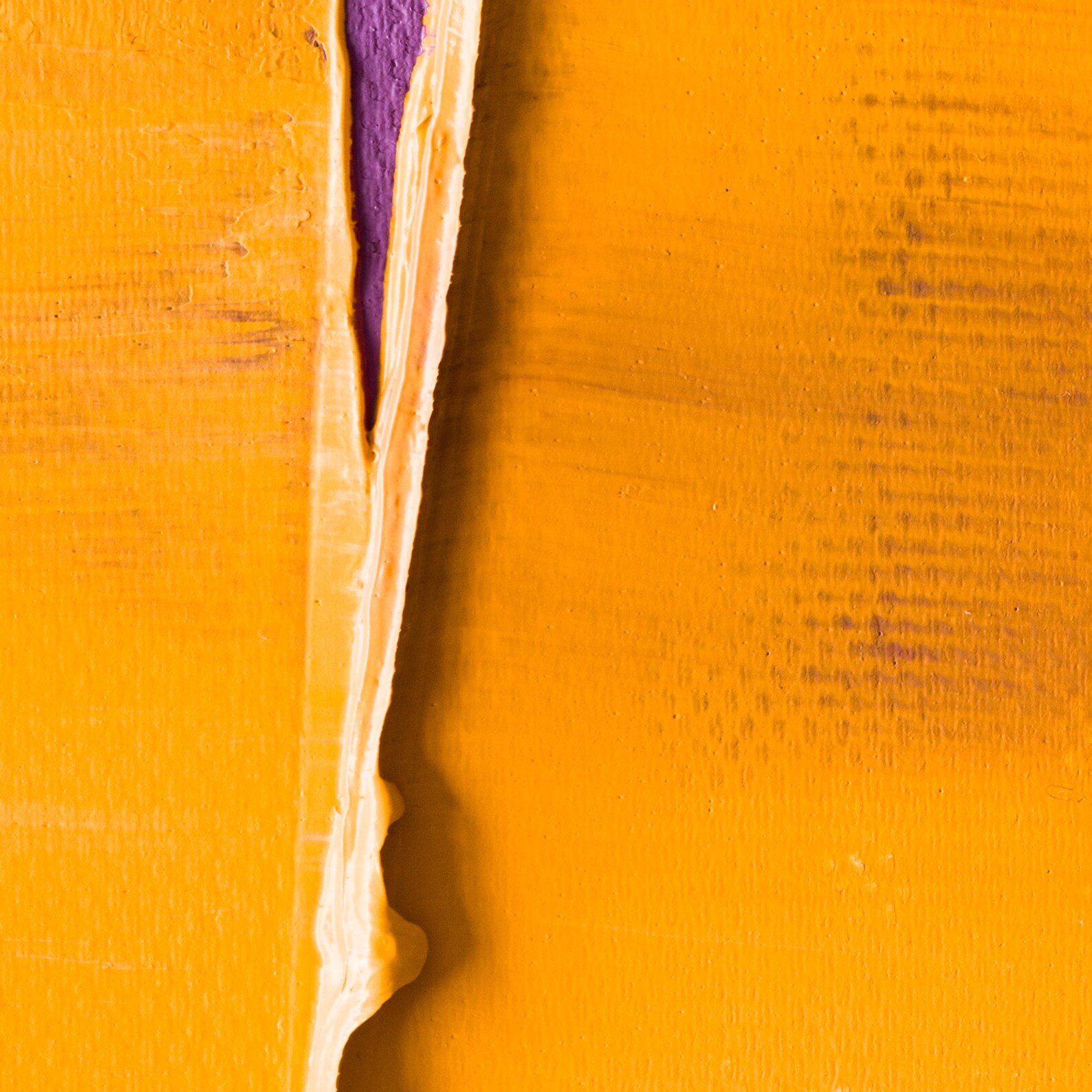 Yellow Abstract Oil Painting: Textured Minimalist Art, 4x4" - Etsy