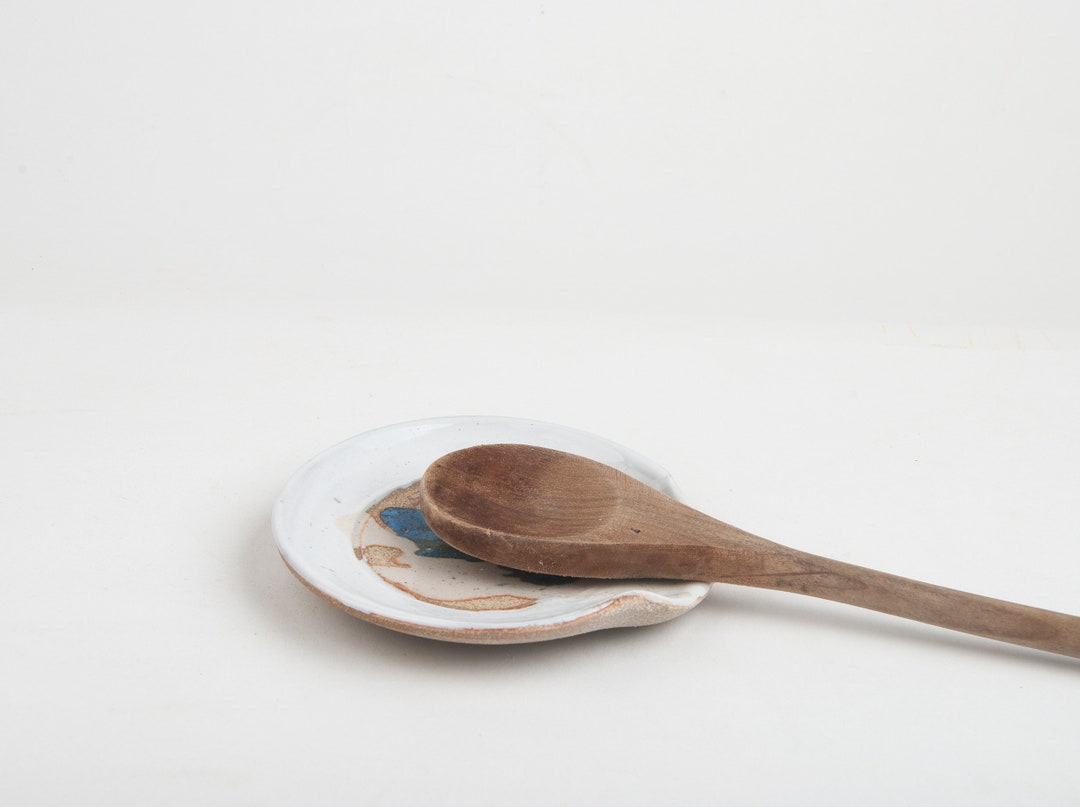 Handmade Spoon Rest in Stoneware, Made in Quebec - Etsy