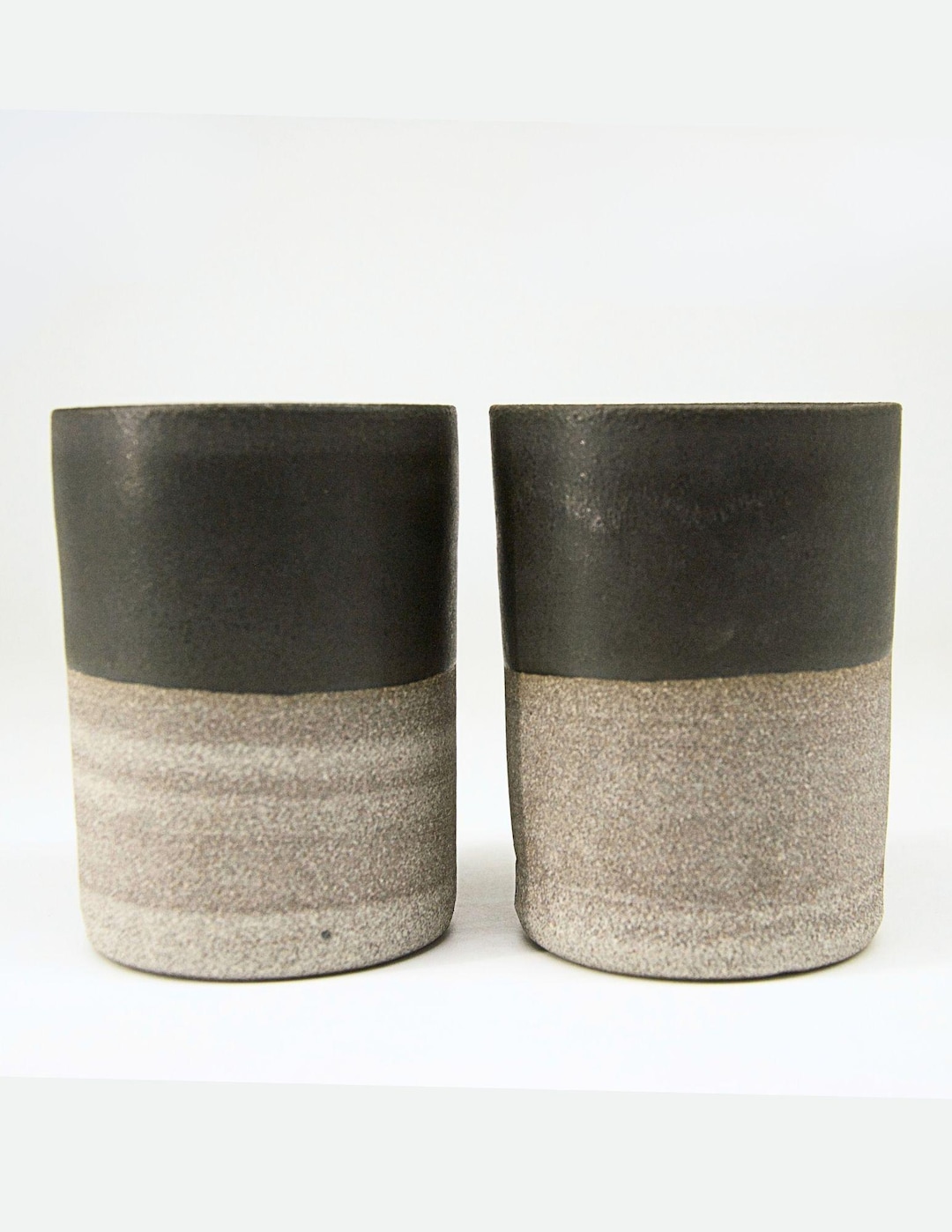 Glasses Set of 2 Tumblers Gobelets / 350 Ml 11oz Granti Black, Concrete ...