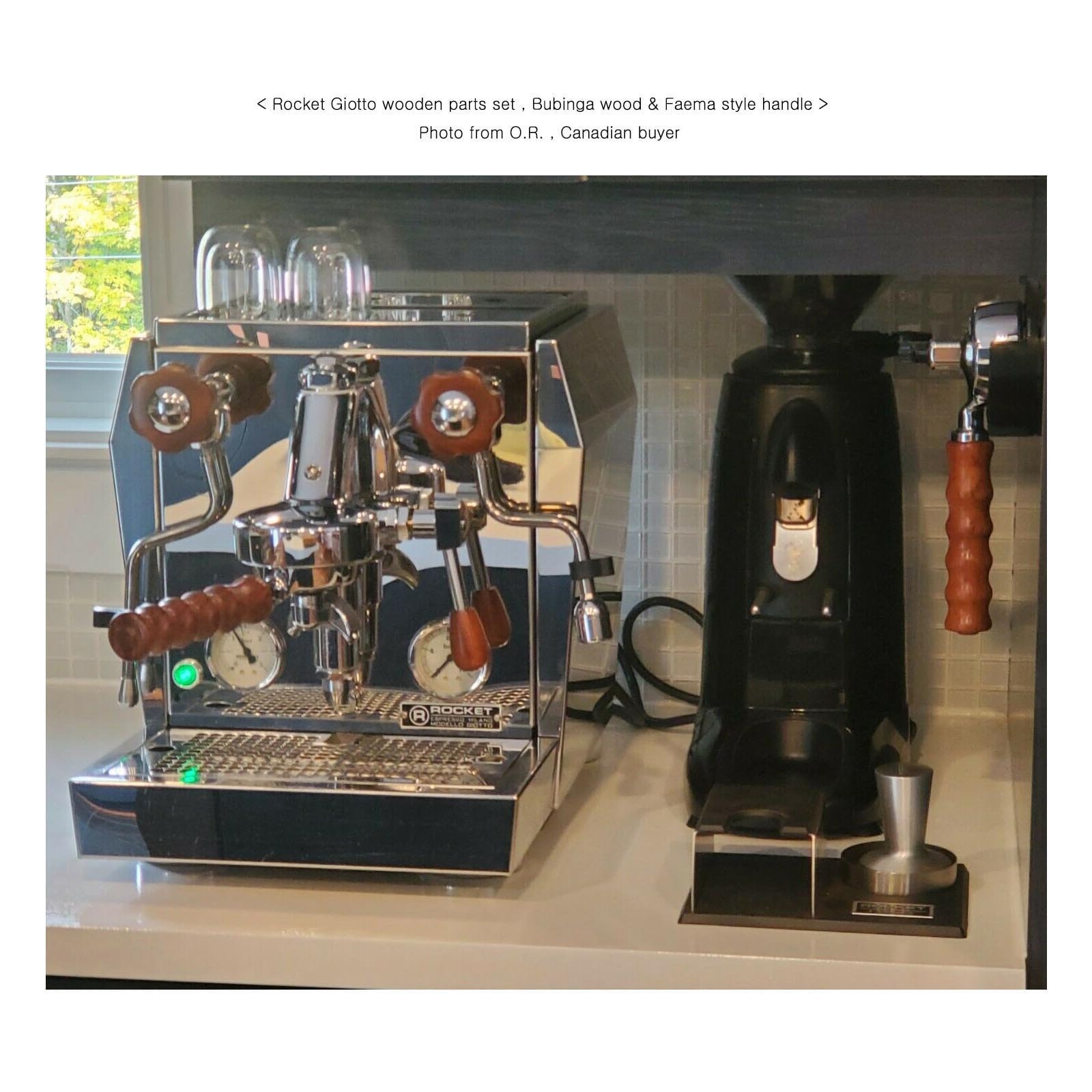 Rocket Giotto Cellini Espresso Machine Wooden Parts Set Clubwood - Etsy