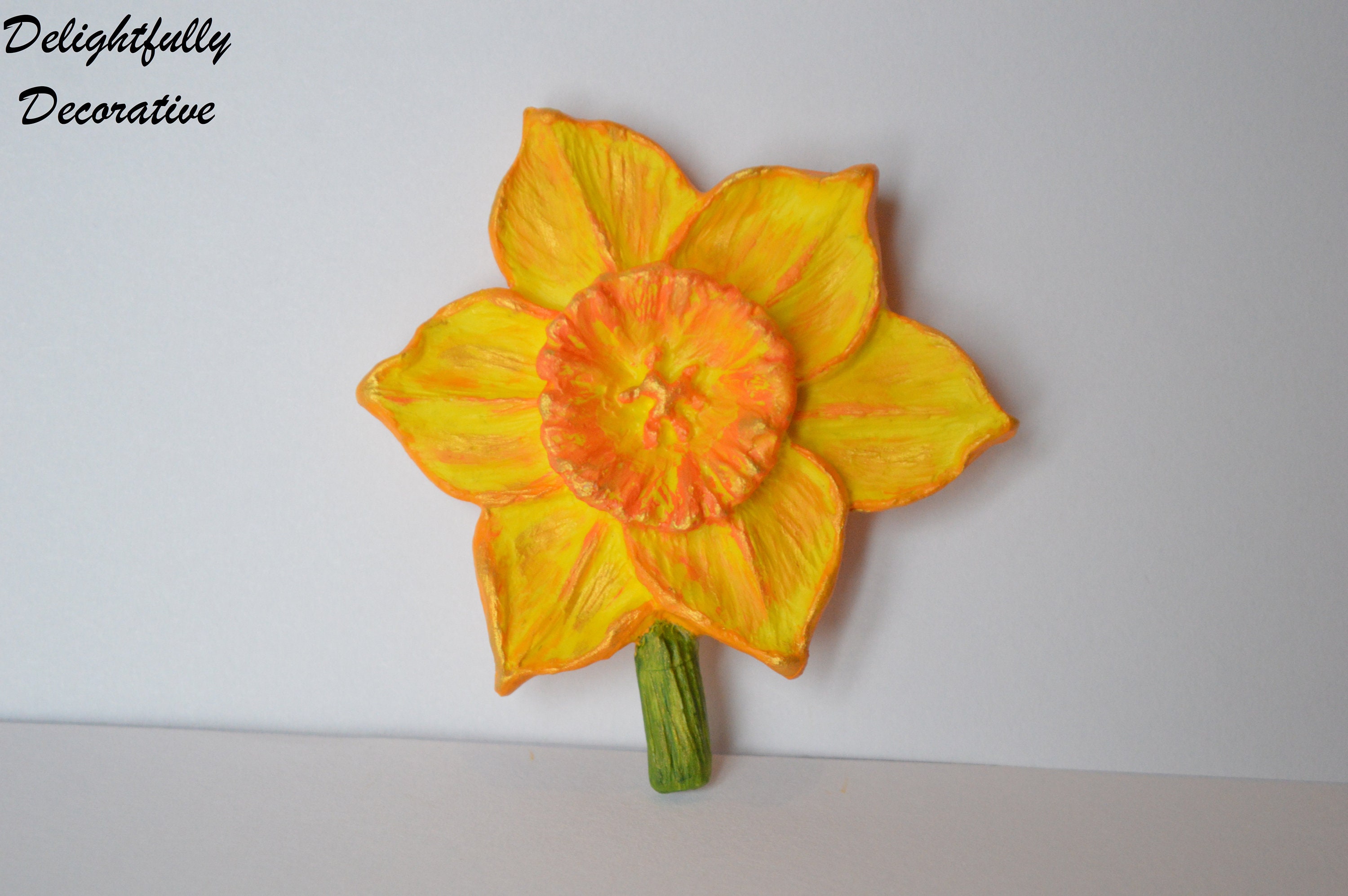 Daffodil Brooch - Etsy
