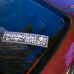 Midnight Street Racer Slap Sticker. Inspired by Kanjo and Wangan Racing ...