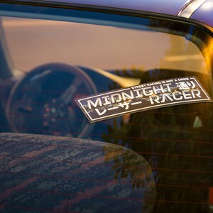 Midnight Street Racer Slap Sticker. Inspired by Kanjo and Wangan Racing ...