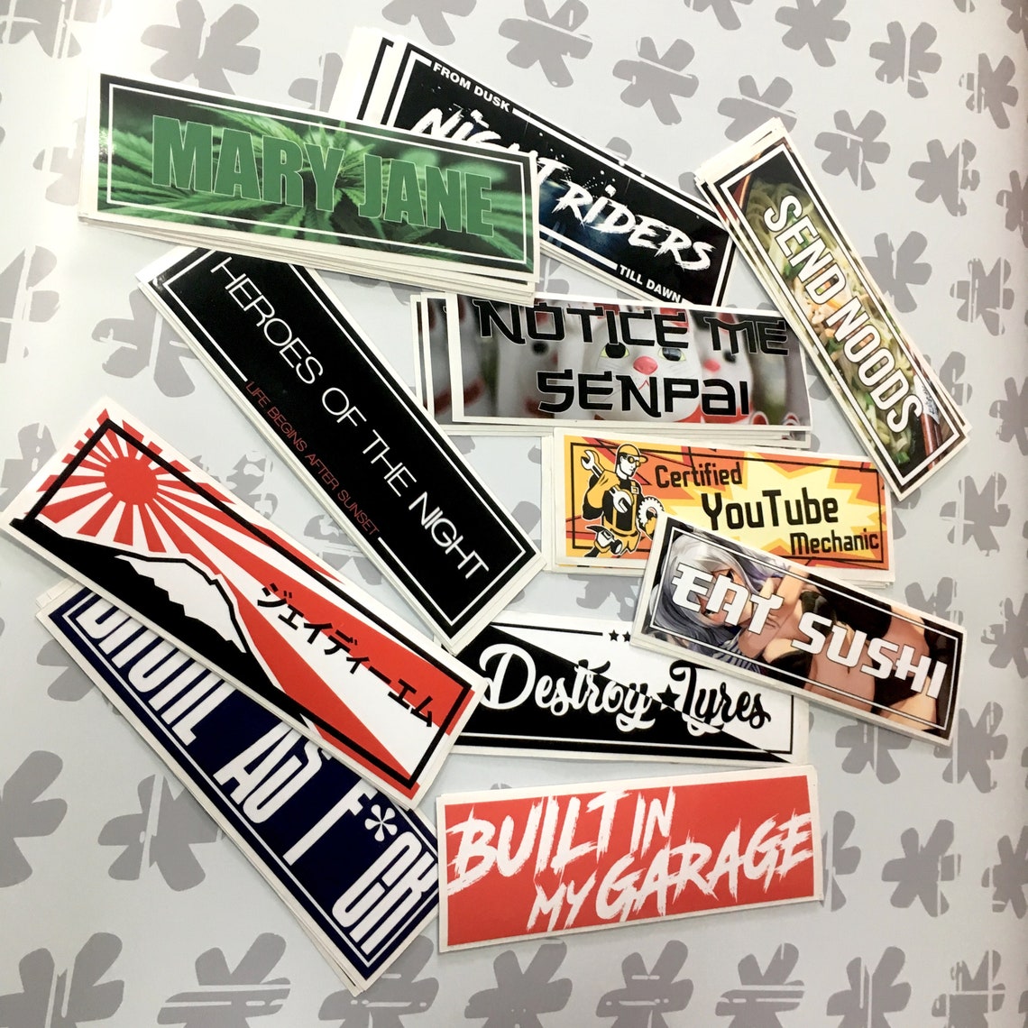 Mystery Slap Sticker Pack TEN Random Decals With Free | Etsy