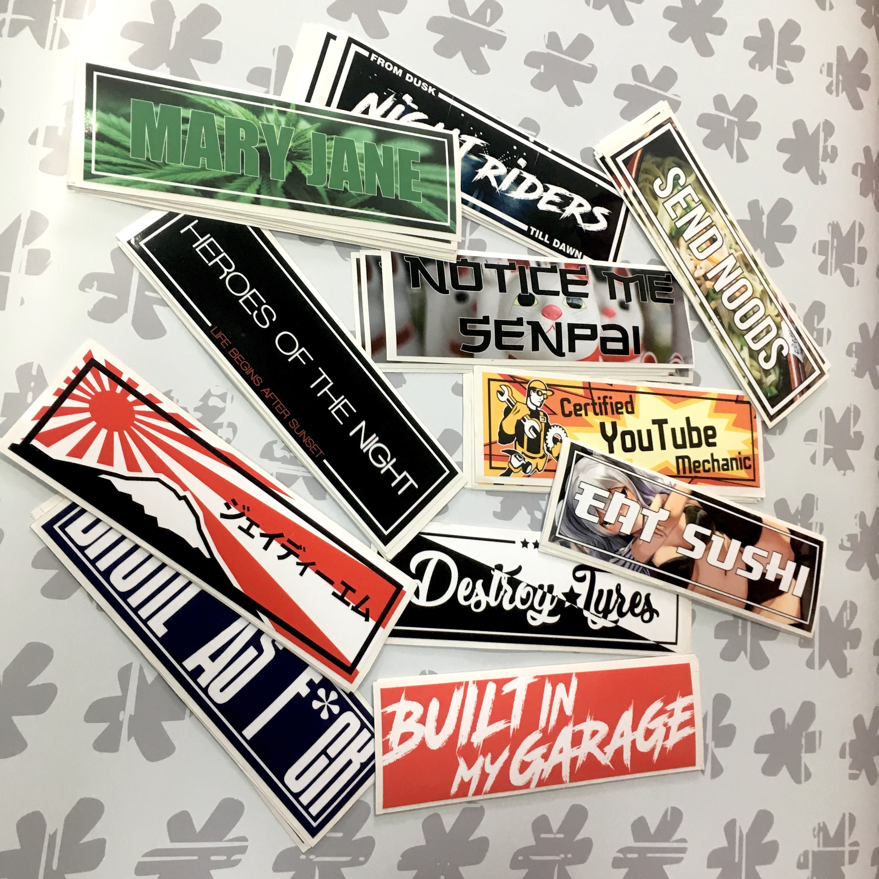 Mystery Slap Sticker Pack TEN Random Decals With Free | Etsy