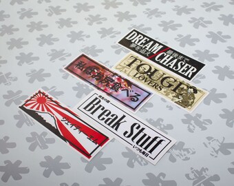 JDM 1 Themed Slap Sticker Pack FIVE Decals With Free | Etsy