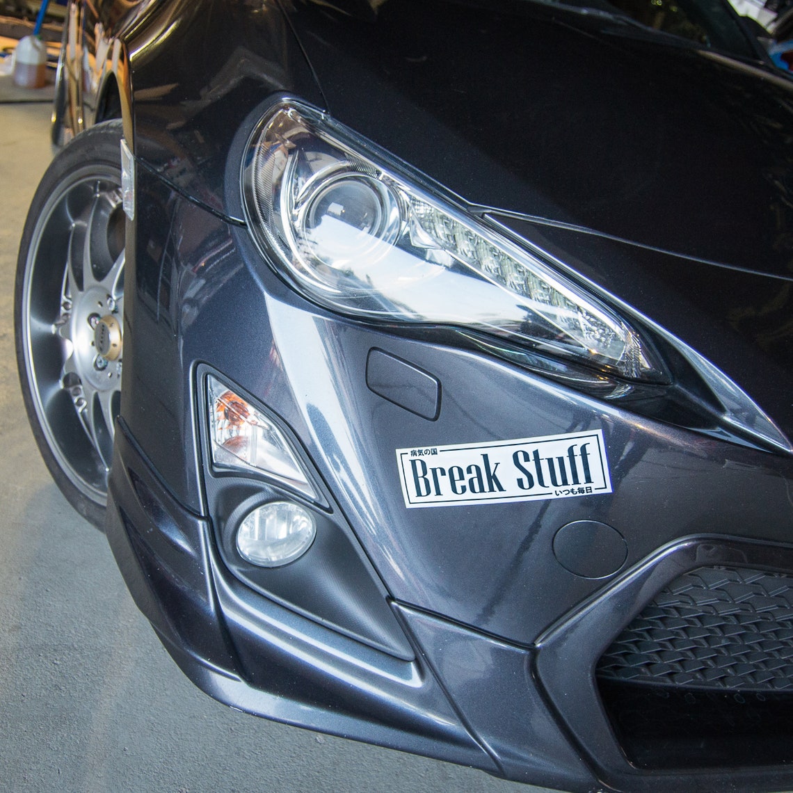 Break Stuff Slap Sticker. JDM Drift Style Inspired Car Bumper Decal - Etsy