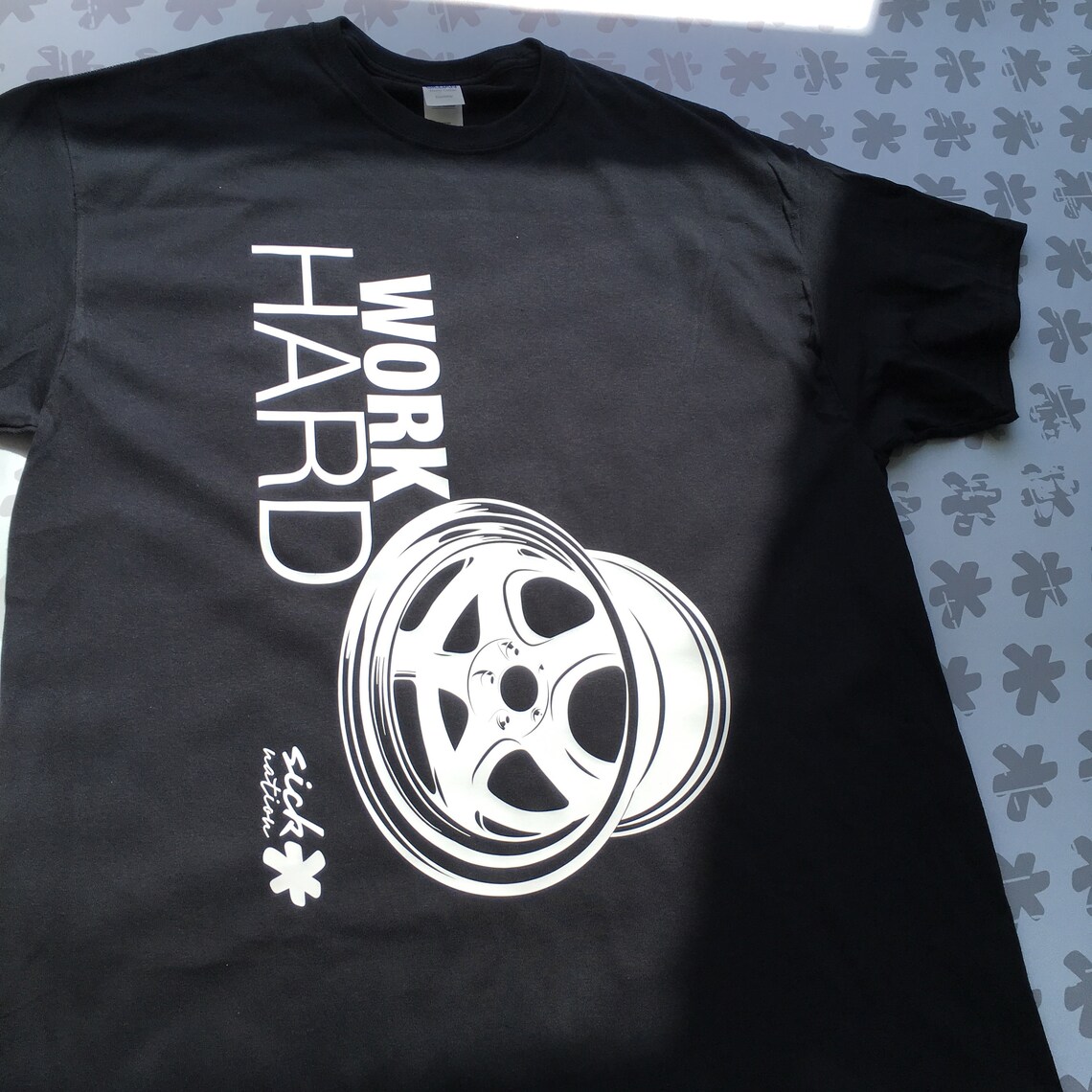 Work Hard T-Shirt for a true fan of Work Meister JDM wheels | Etsy