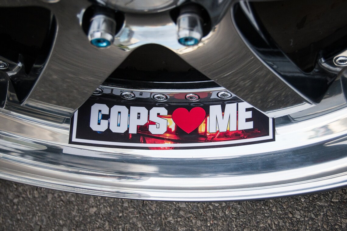 Cops Love Me Slap Sticker. - Etsy