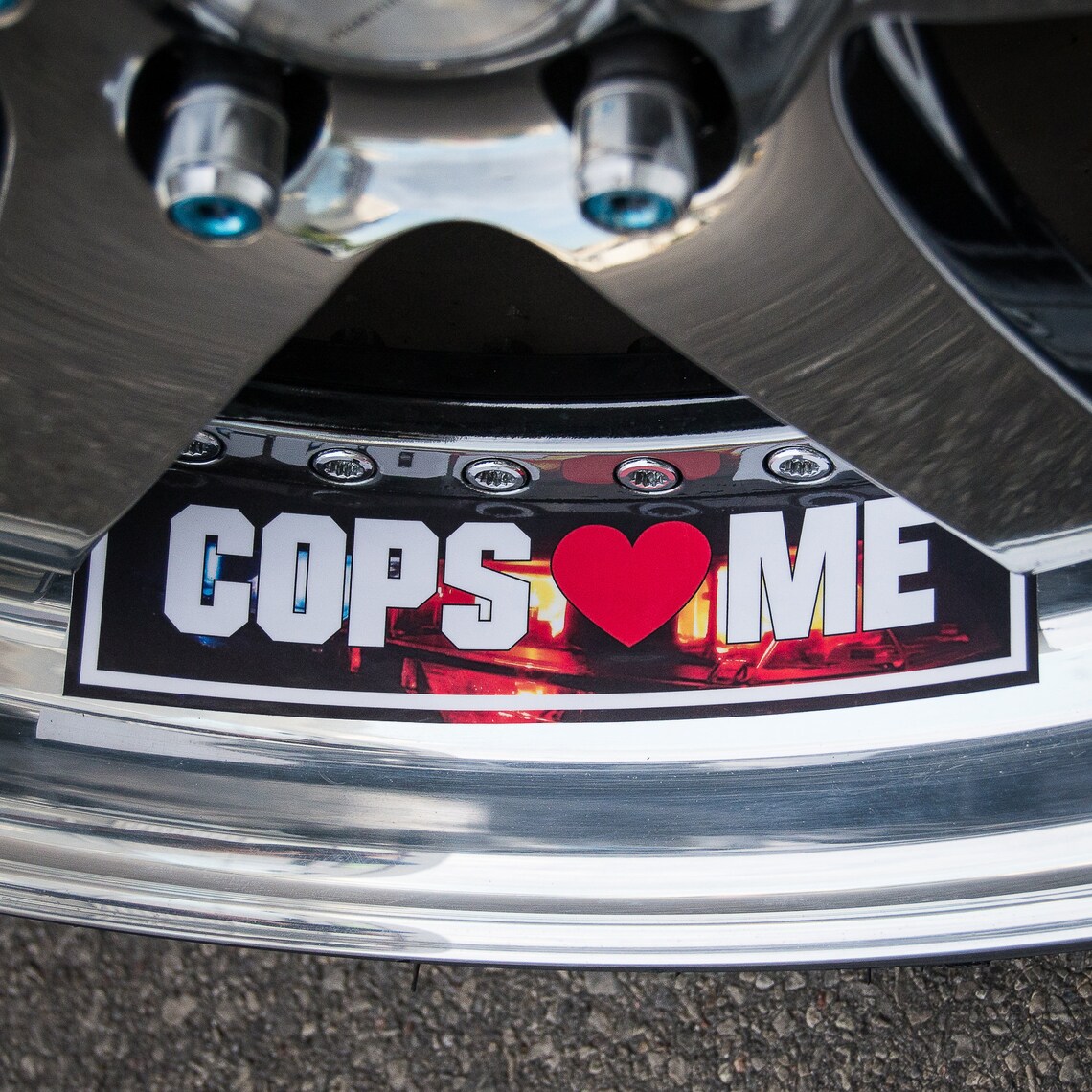 Cops Love Me Slap Sticker. - Etsy