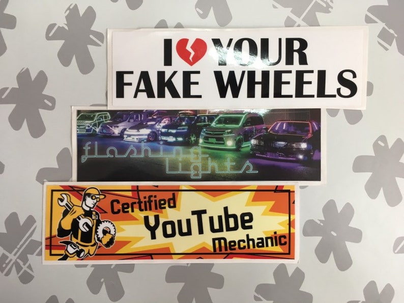 Certified Youtube Mechanic Slap Sticker. Car Bumper Decal - Etsy