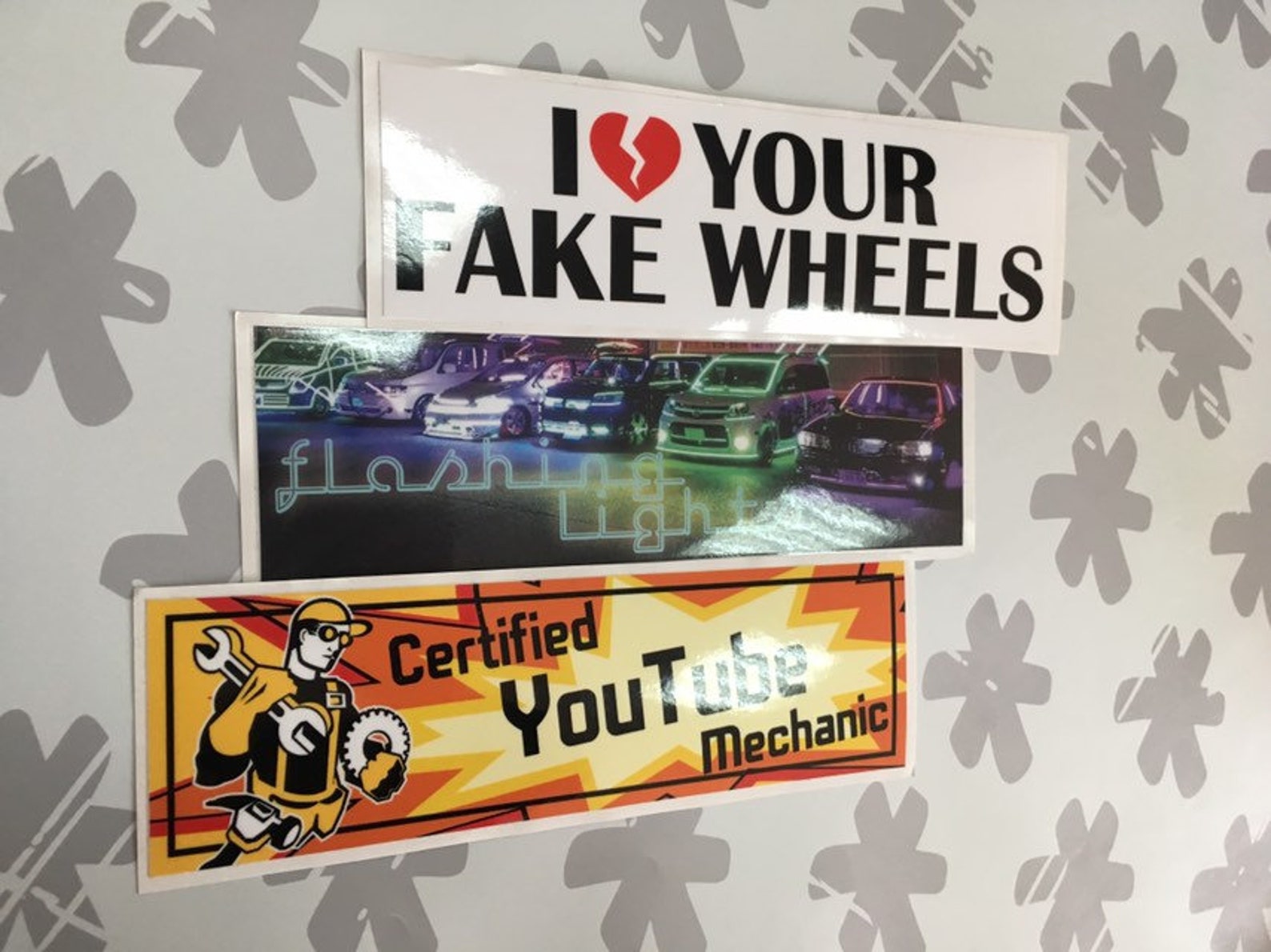 I Don't Love Your Fake Wheels slap sticker. Car bumper | Etsy