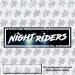 Night Riders Slap Sticker - Etsy Canada