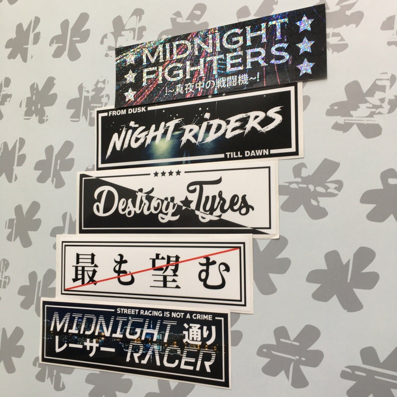 Destroy Tyres Slap Sticker | Etsy