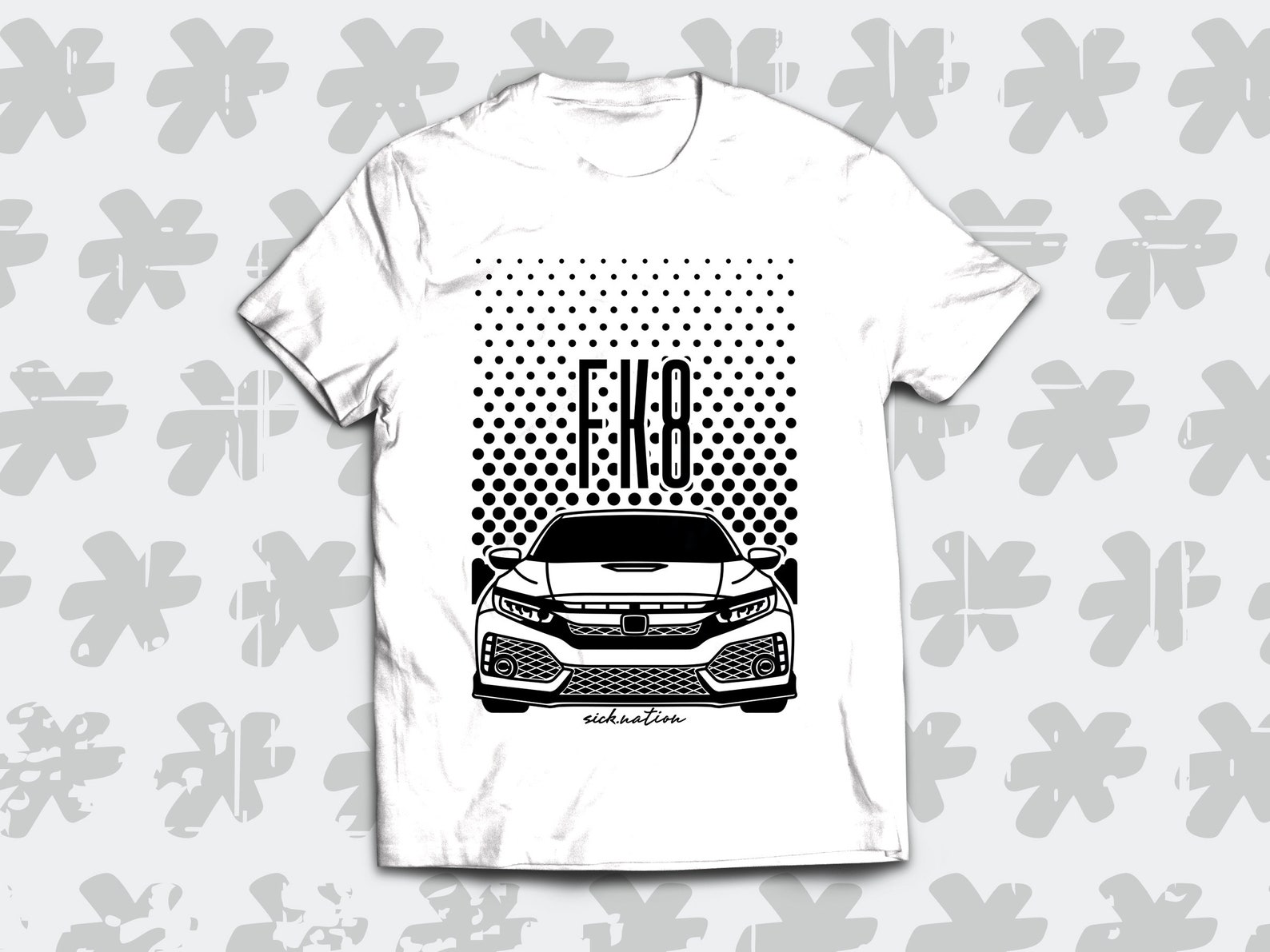 FK8 Civic Type-r T-shirt for True Honda Civic Fans - Etsy