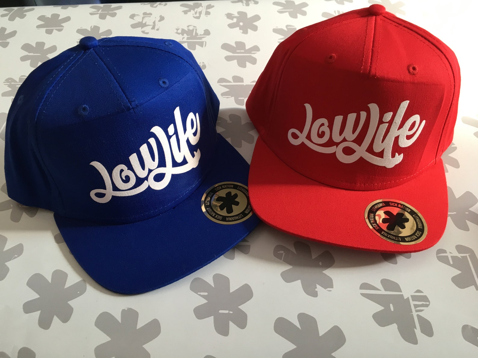 Low Life 5 Panel Red Snapback Cap for All Lowered and Stance - Etsy