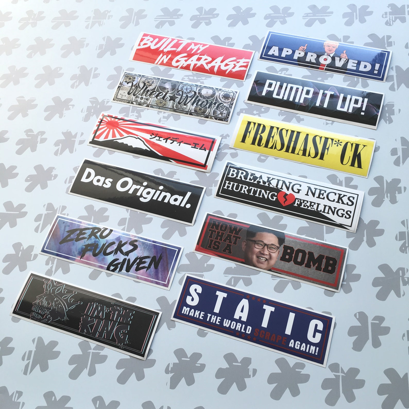 Mystery Slap Sticker Pack TWENTY Random Decals With Free - Etsy