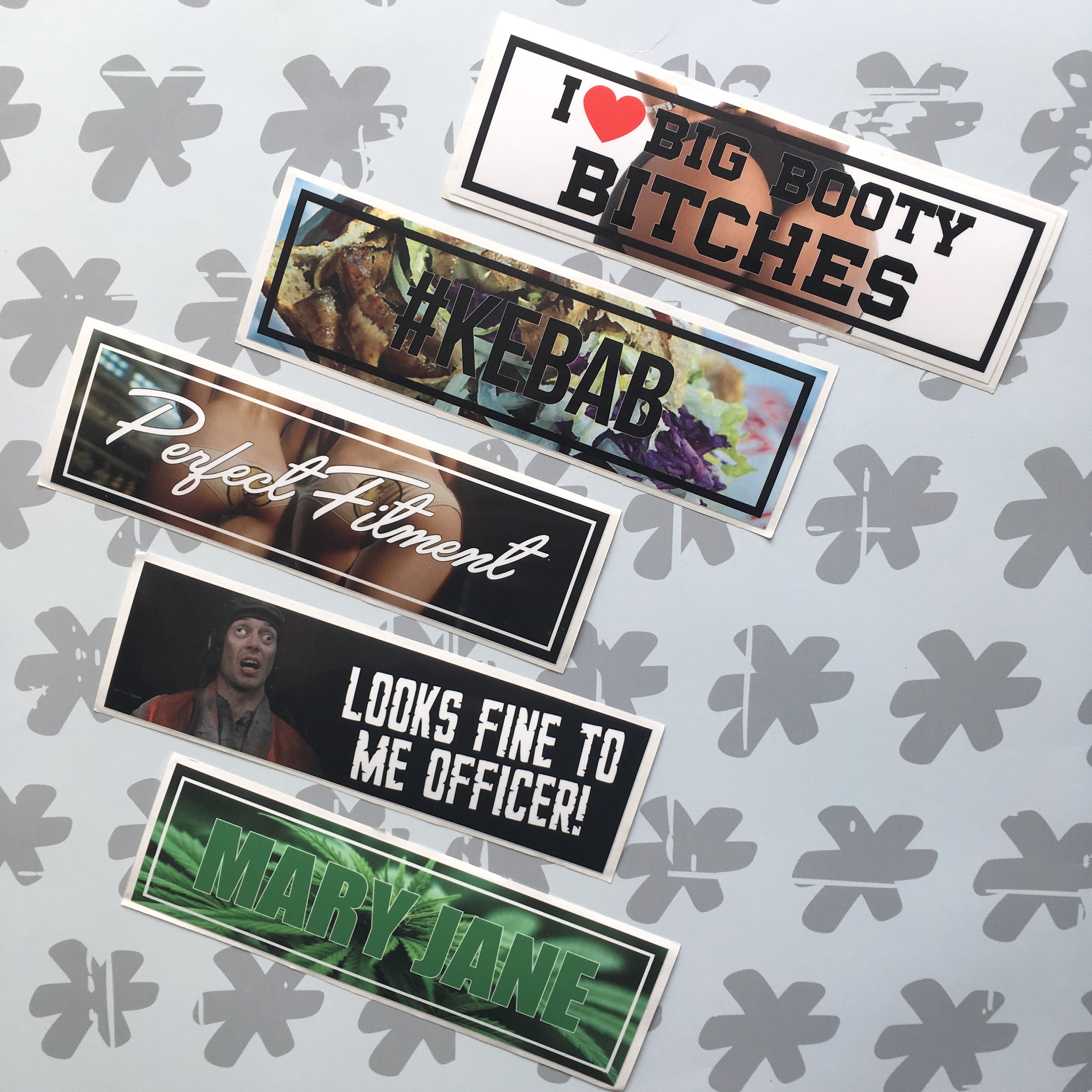 I Love Big Booty Btches Slap Sticker | Etsy