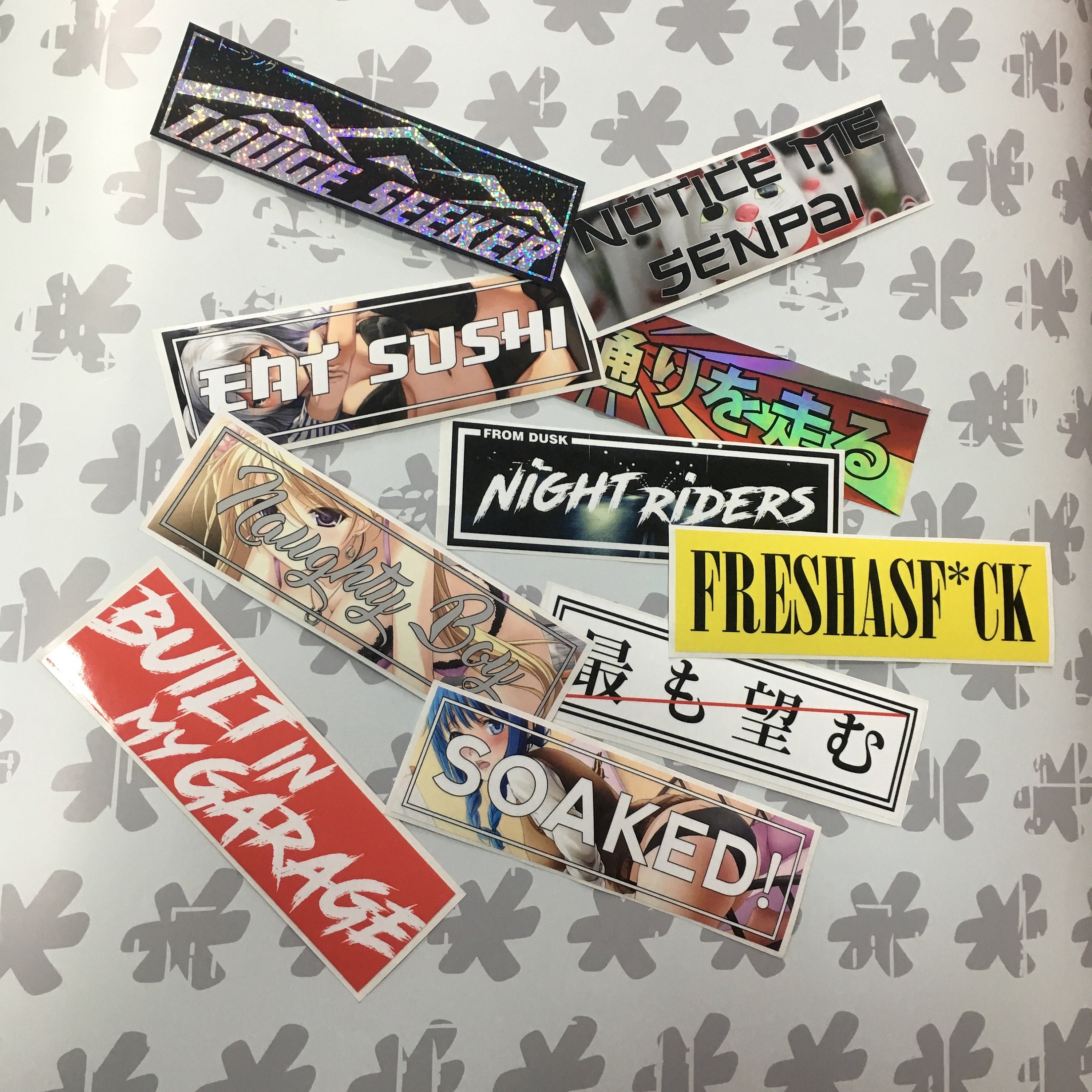 Night Riders slap sticker | Etsy