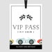 Race Car VIP Pass Editable Printable Pit Crew Favor Tag - Etsy