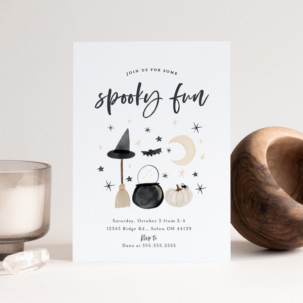 Halloween Invitation - Etsy
