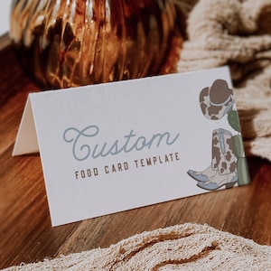 Editable Rodeo Favor Tag Template, Cowboy Birthday Thank You Tags ...