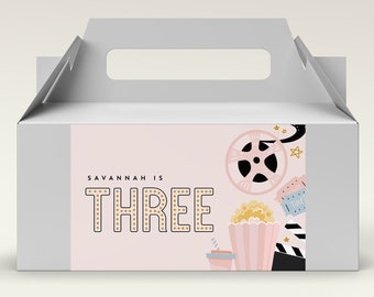 Movie Party Favor Box - Etsy