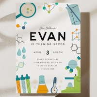 Mad Scientist Party Invitation - Etsy