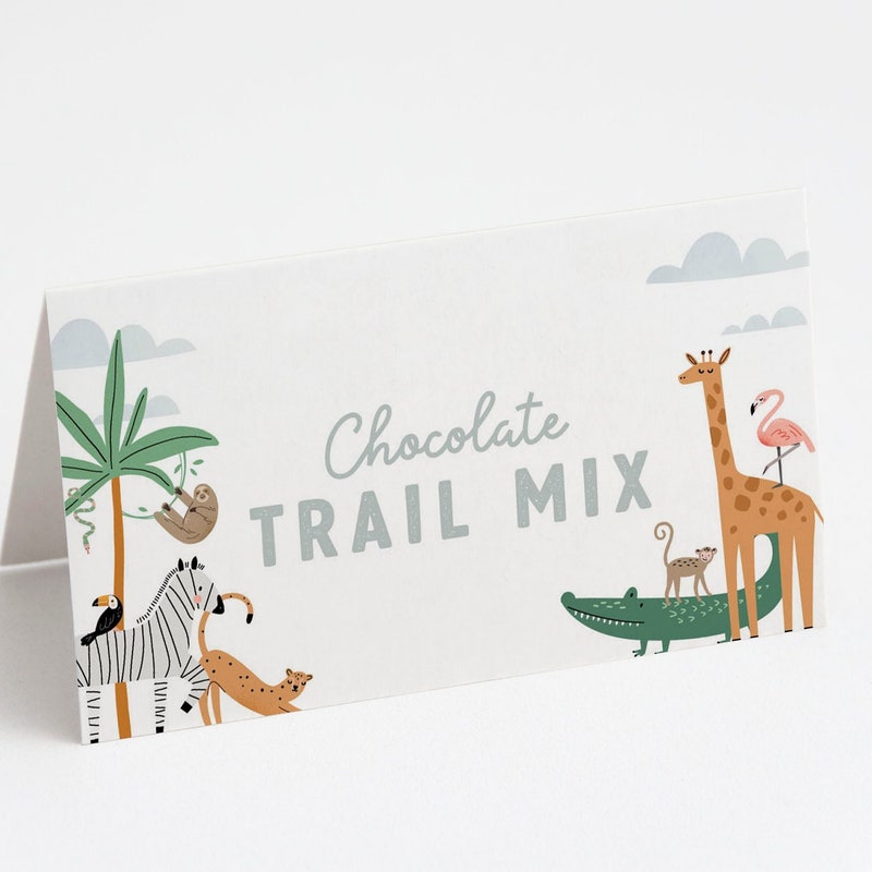 Jungle Table Tents - Etsy