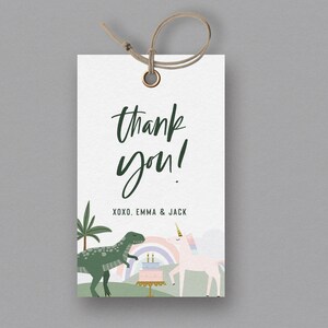 Unicorn and Dinosaur Birthday Welcome Sign Dinosaurs | Etsy