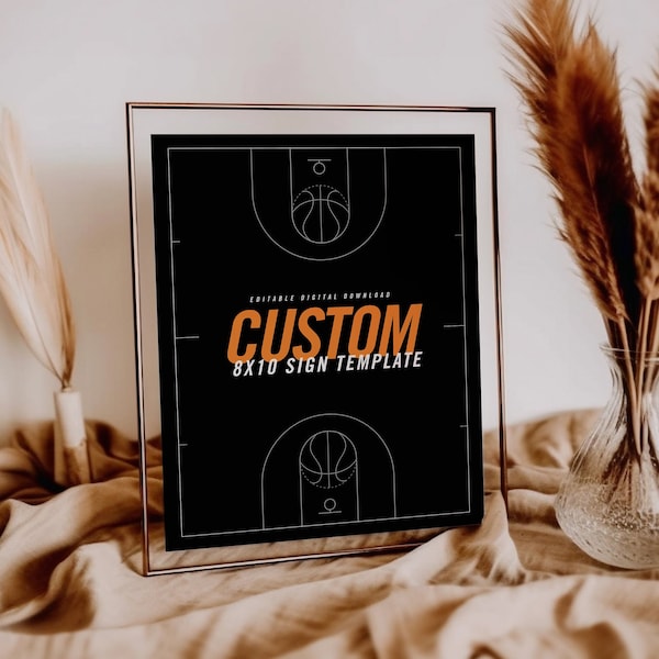 Basketball Sign - Etsy