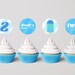 Editable Popsicle Cupcake Toppers, Popsicle Topper Two Cool, Summer ...