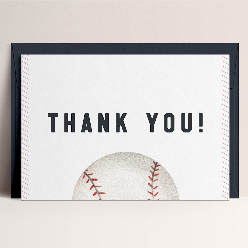 Baseball Thank You - Etsy