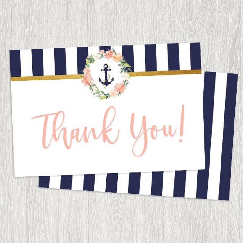 Nautical Thank You - Etsy