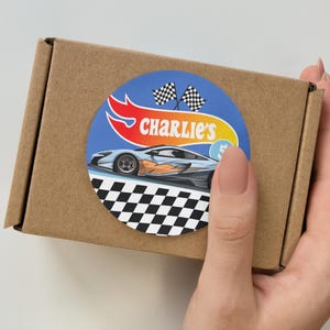 Hot Cars Wheels Birthday Favor Tag Template, Race Car Thank You Tag ...