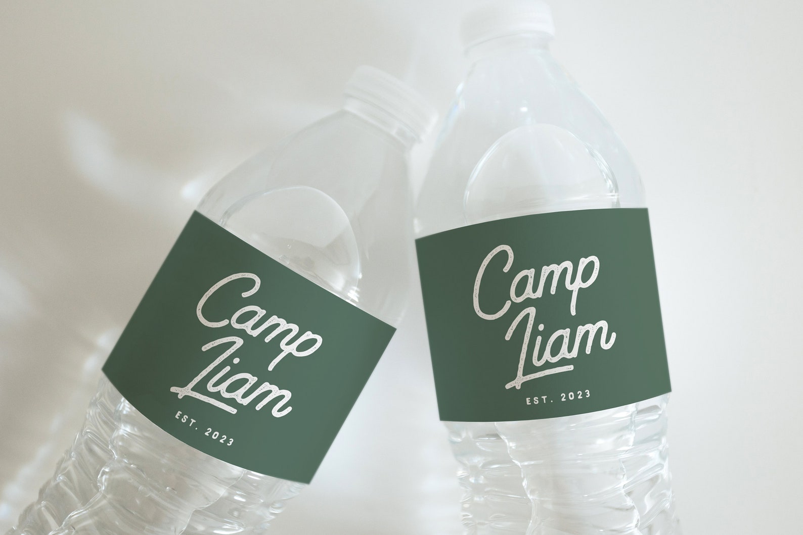 Happy Camper Favor Tag: Vintage Camping Birthday (digital Template) - Etsy