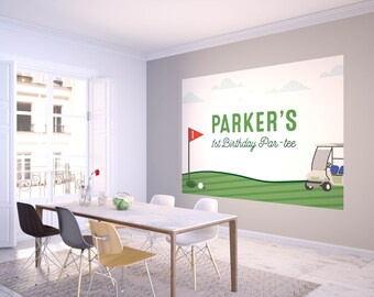 Golf Party Backdrop - Etsy