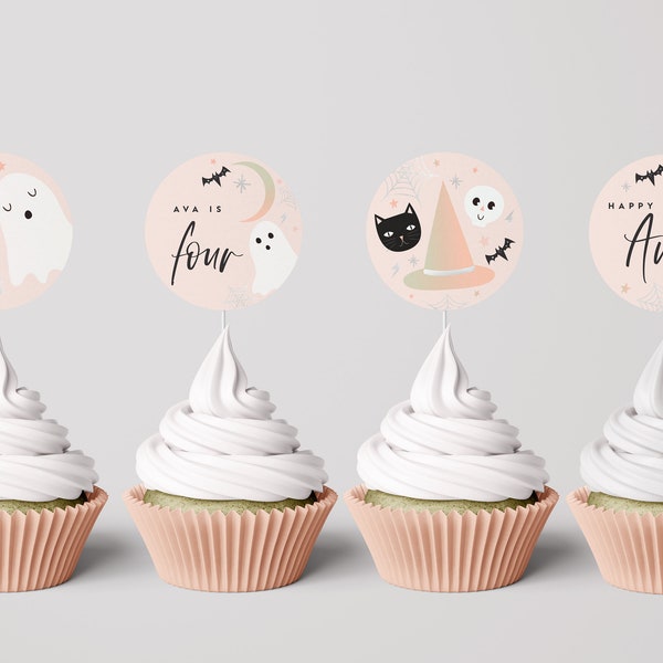 Halloween Cupcake Toppers - Etsy