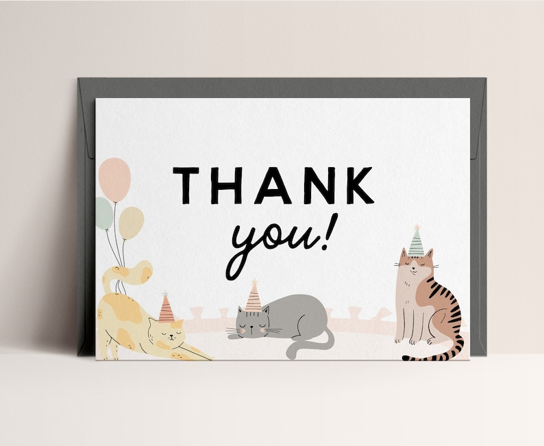 Cat Birthday Milestone Board Template Kitty Cat Birthday Party - Etsy