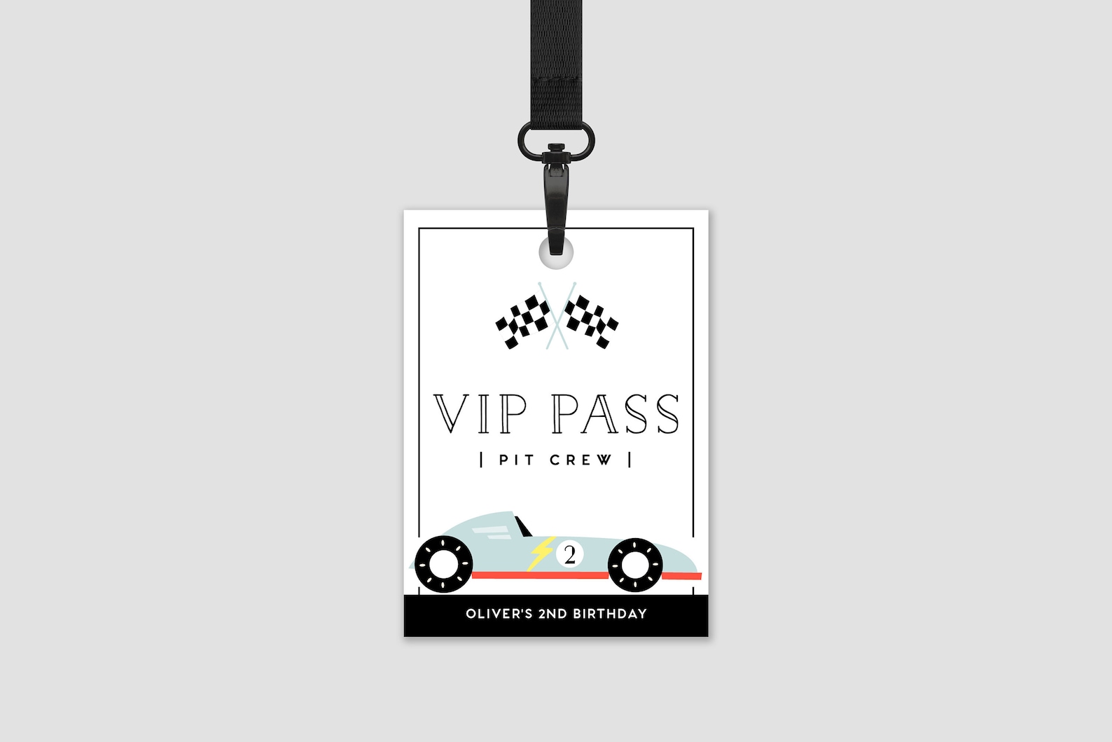 Race Car VIP Pass Editable Printable Pit Crew Favor Tag - Etsy