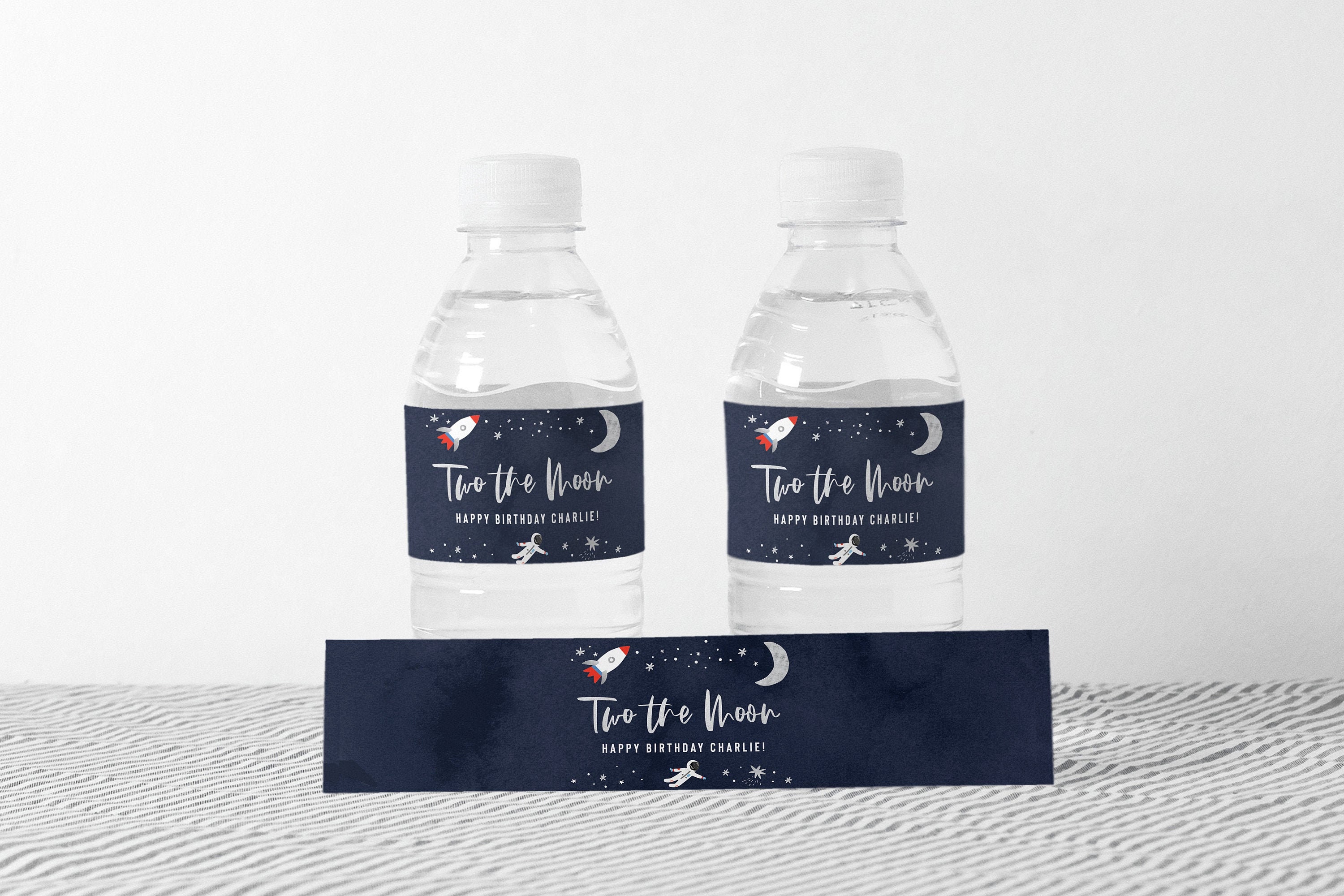 Paper & Party Supplies Rocket Space Ship Galaxy Planets Two the Moon ...