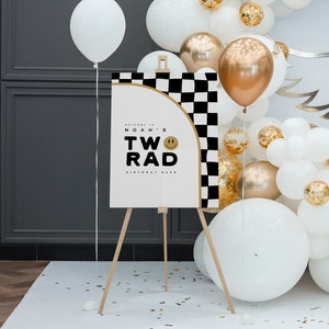 Editable Smiley Face Checkered Cupcake Toppers Sticker Template ANY AGE ...