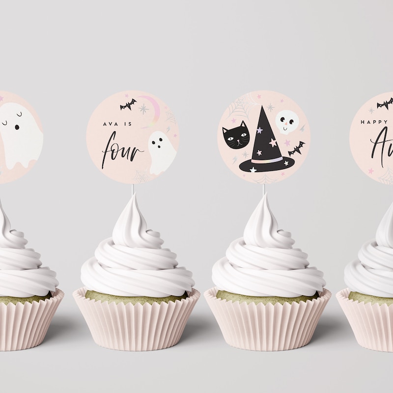 Halloween Cupcake Toppers - Etsy